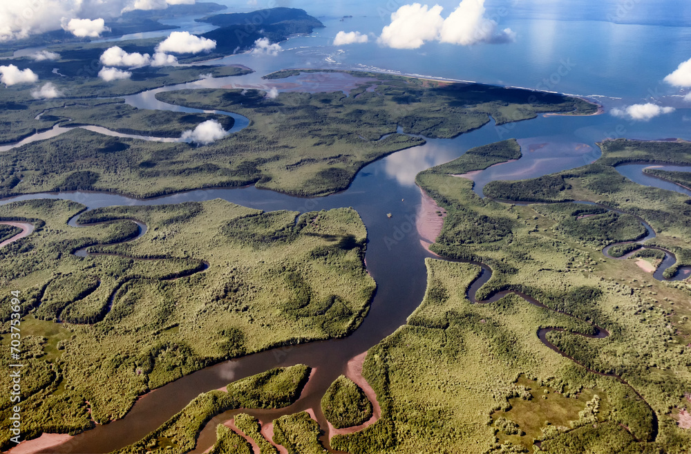 Costa Rica, Central America - Térraba-Sierpe Wetland, Delta Sierpe ...