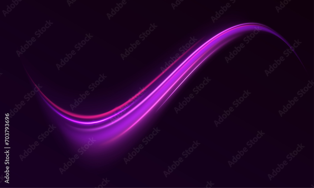 Abstract vector fire circles, sparkling swirls and energy light spiral ...