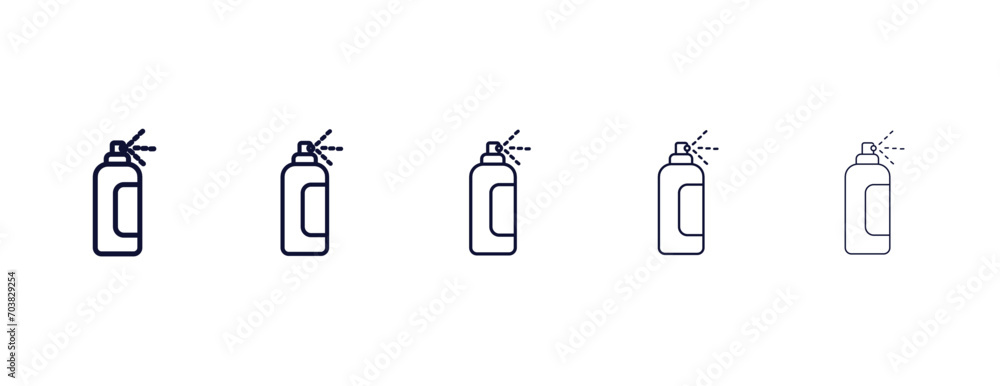 spray paint outline icon. Black, bold, regular, thin, light icon from ...