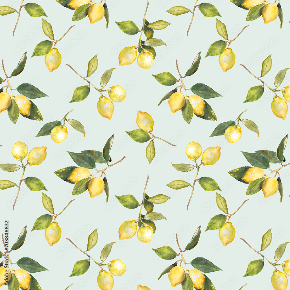 Lemon pattern, fruit pattern, citrus background , fabric pattern ...