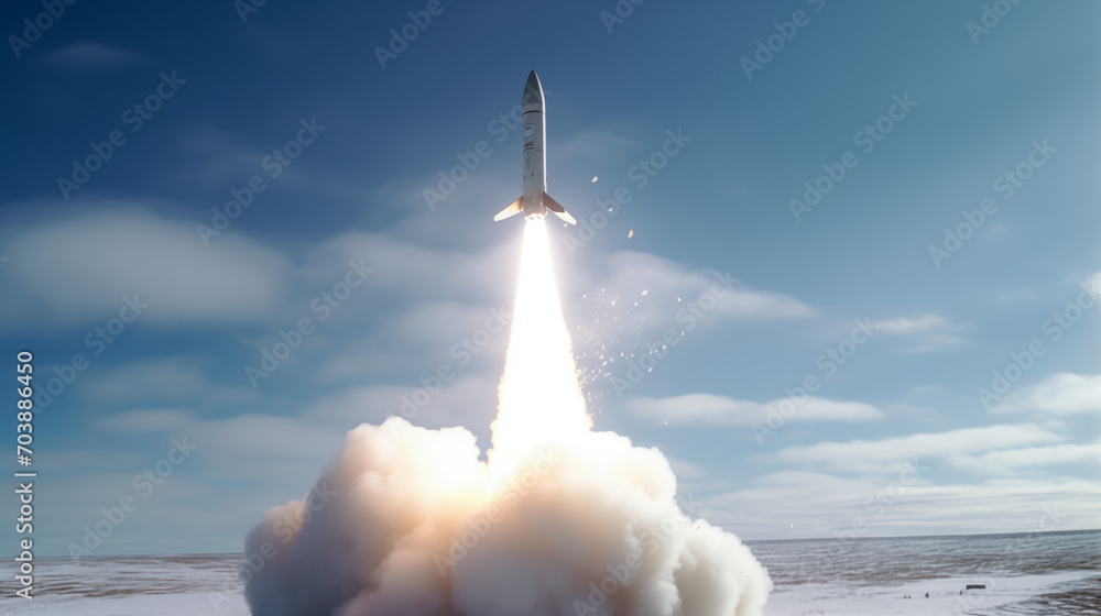 Military missile concept in realistic style. Air to surface missiles ...