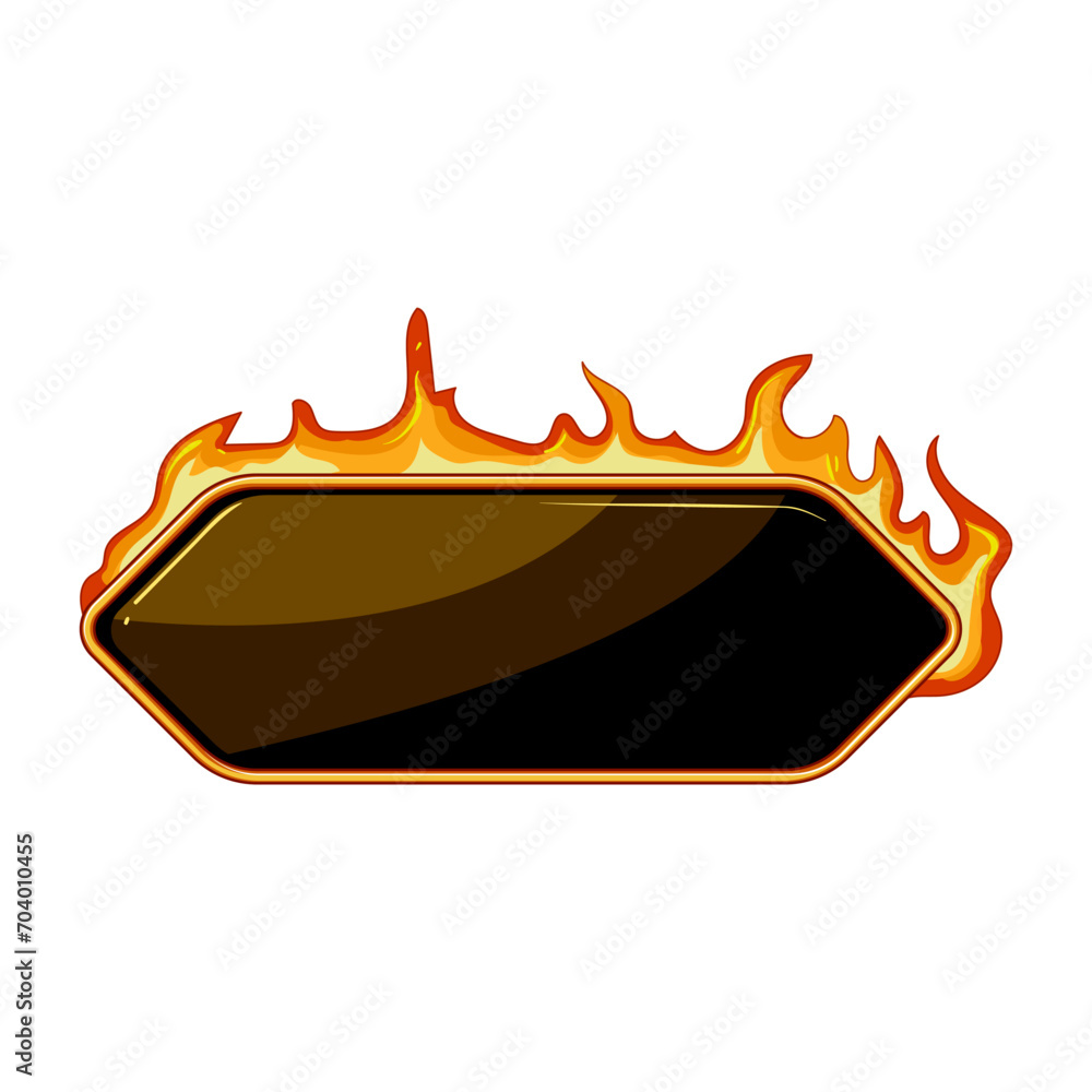 ui fire game button cartoon. space gui, menu kit, play bar ui fire game ...