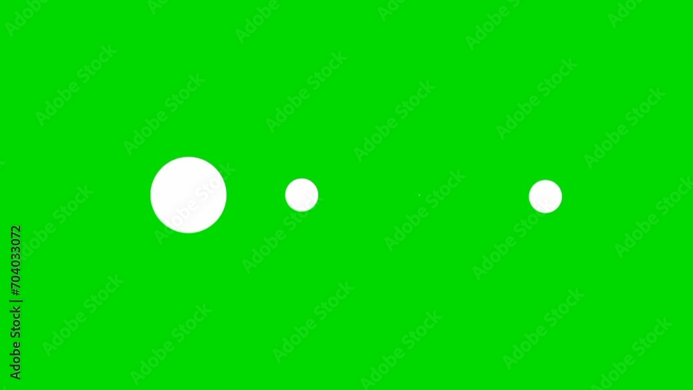 Vidéo Stock 4 point flashing preloader animation. Ellipsis. Waiting ...