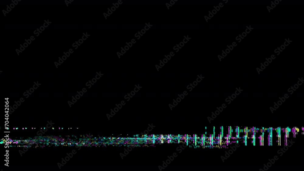 Glitch noise static television VFX. Visual video effects stripes ...