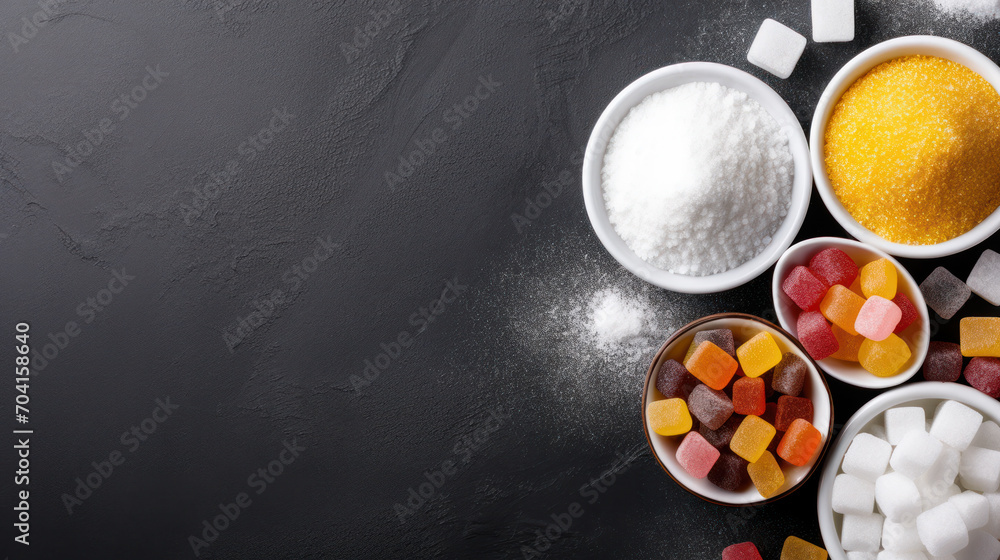 Various healthy diet replacement for sugar, natural organic sweetener ...