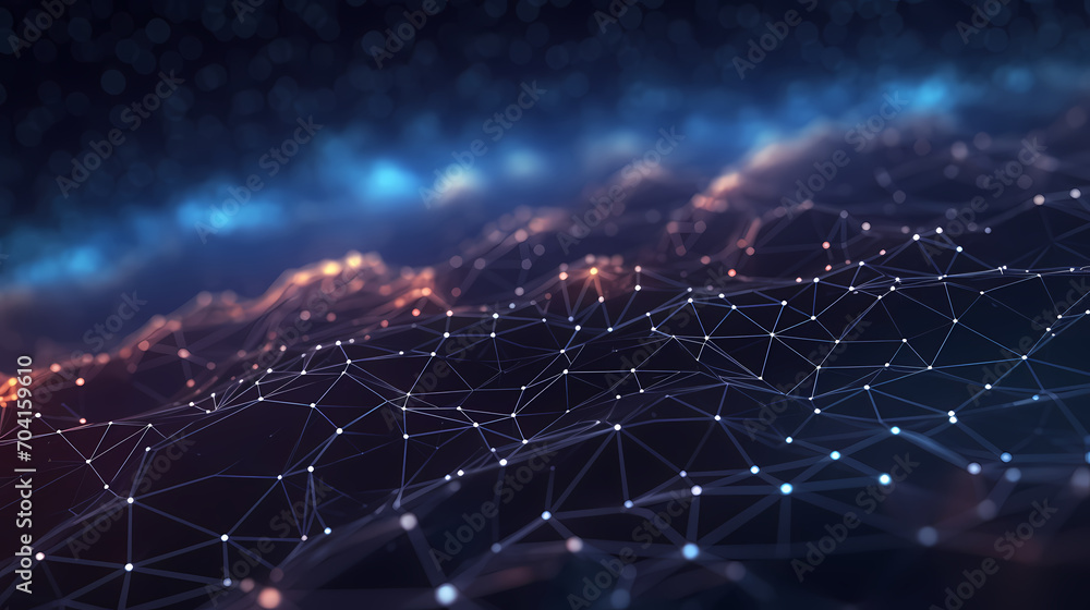 Technology abstract graphic poster web page PPT background, technology ...