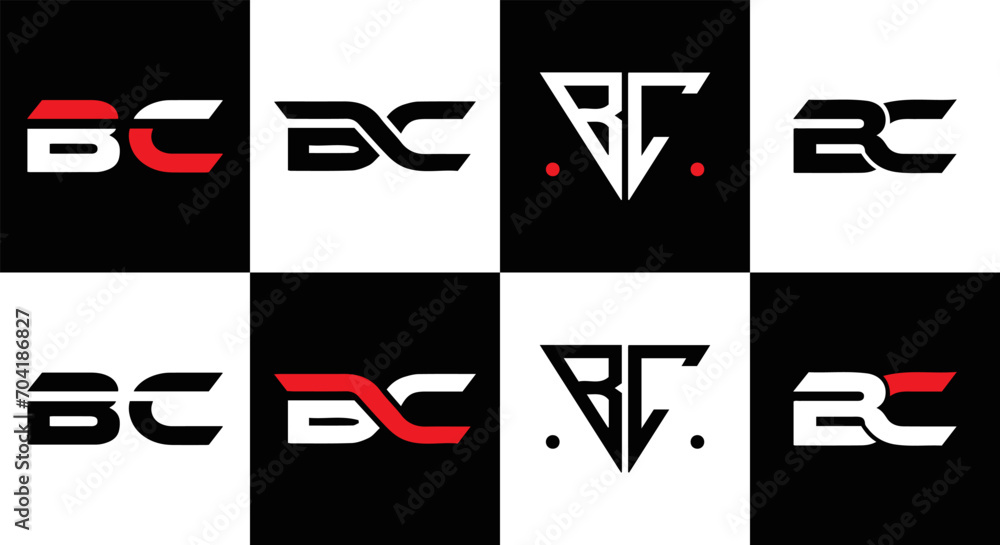 BC logo. B C design. White BC letter. BC, B C letter logo design ...
