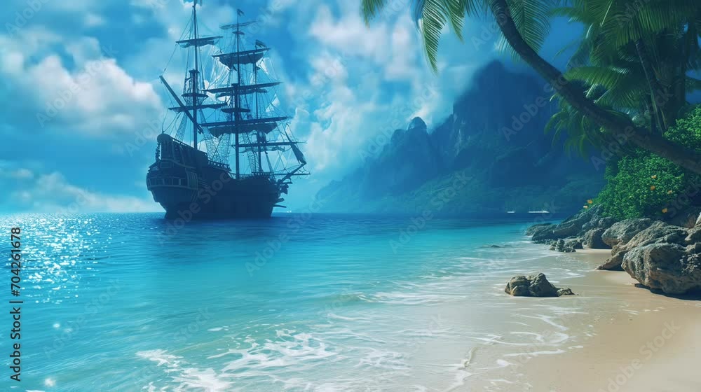 Pirate Background Scenes
