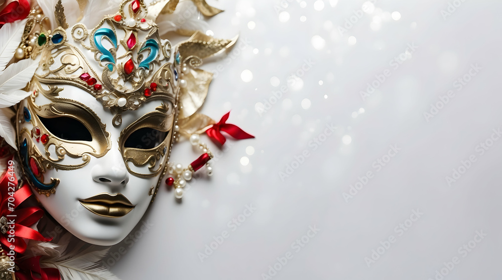 Opera mask for carnival with copy space wallpaper, Carnival and ...