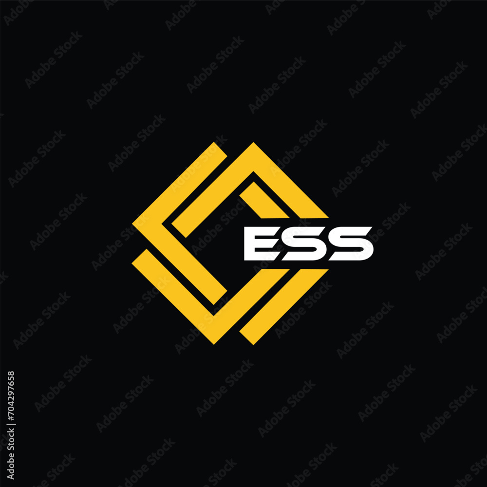 Vecteur Stock ESS letter design for logo and icon.ESS typography for ...