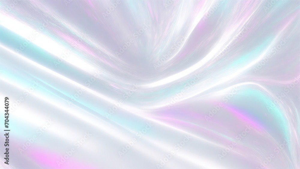 Abstract White iridescent holographic background Stock Illustration ...