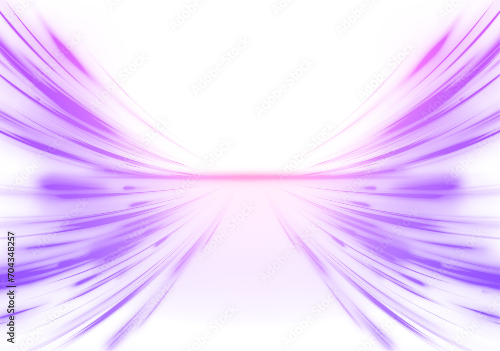 Abstract neon rays of light on a transparent background in PNG format ...