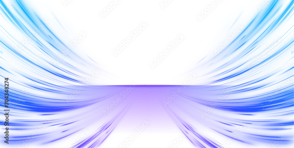 Abstract neon rays of light on a transparent background in PNG format ...