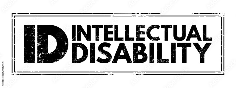 Id Intellectual Disability Is A Generalized Neurodevelopmental