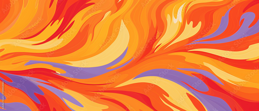 Design an abstract pattern inspired by solar flares and the sun's ...