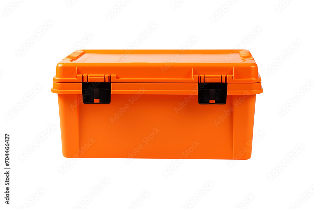orange plastic box isolated on transparent background Remove png ...