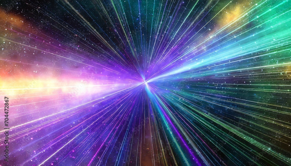 gentle colorful cosmic flow fast travel in space elegant stream speed ...