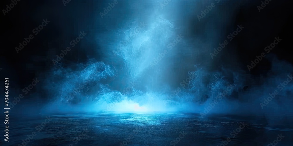 Ethereal nocturne. Intriguing fusion of dark and light capturing ...