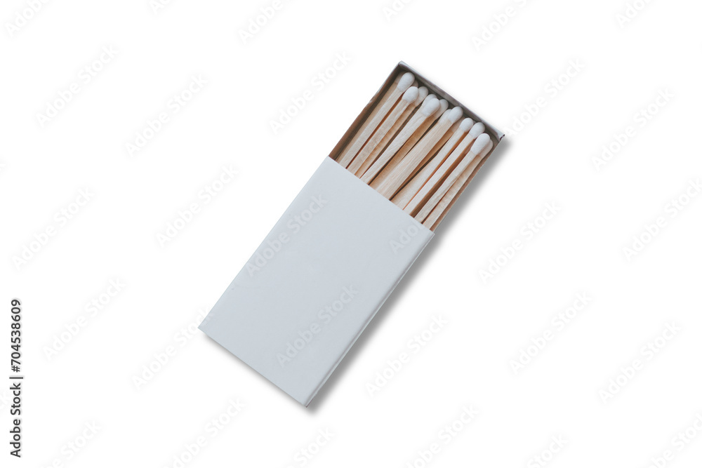 Blank white open matchbook mockup template isolated on white background ... Blank white open matchbook mockup template isolated on white background ...