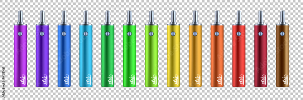 Vape flavors. Electronic cigarette design. Nicotine addiction ...