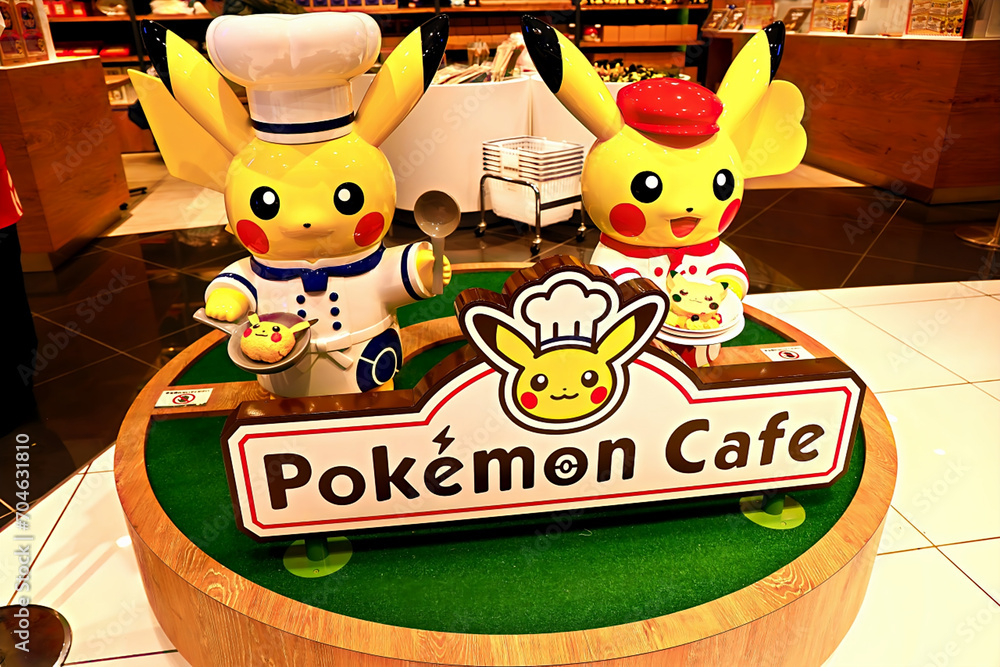 OSAKA,JAPAN - SEP 15, 2023: Photo of the Pokemon "Pikachu" statue in ...