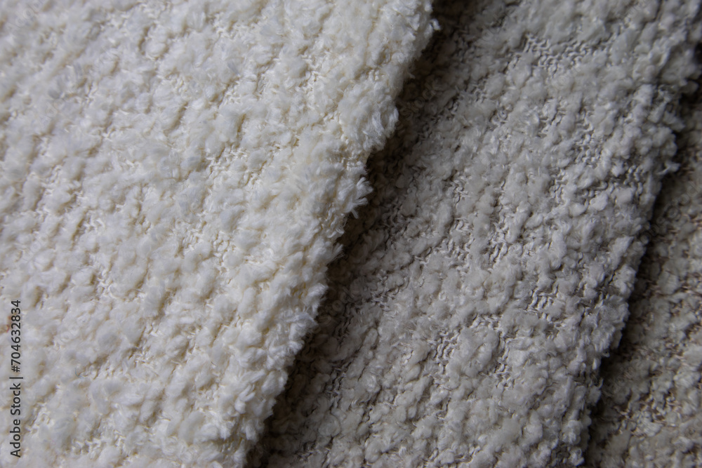 Bright collection of gunny textile samples. Set of fabric swatch ...