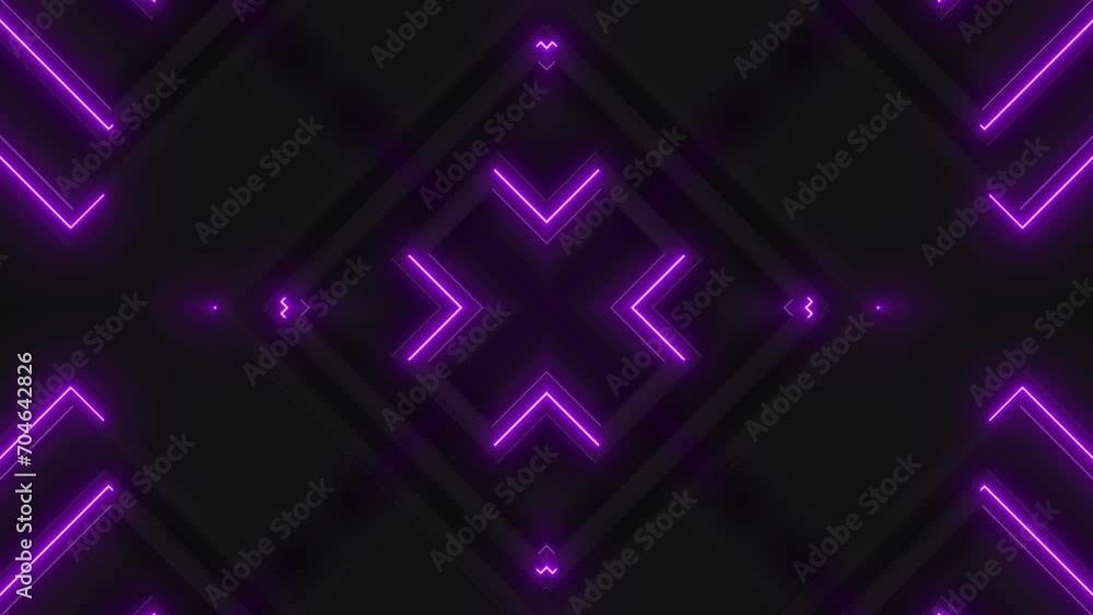 This stock motion graphic video of 4K Pink Neon Strokes Background with ...