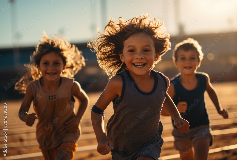 Kids love sports. An active lifestyle is the key to health. A healthy ...