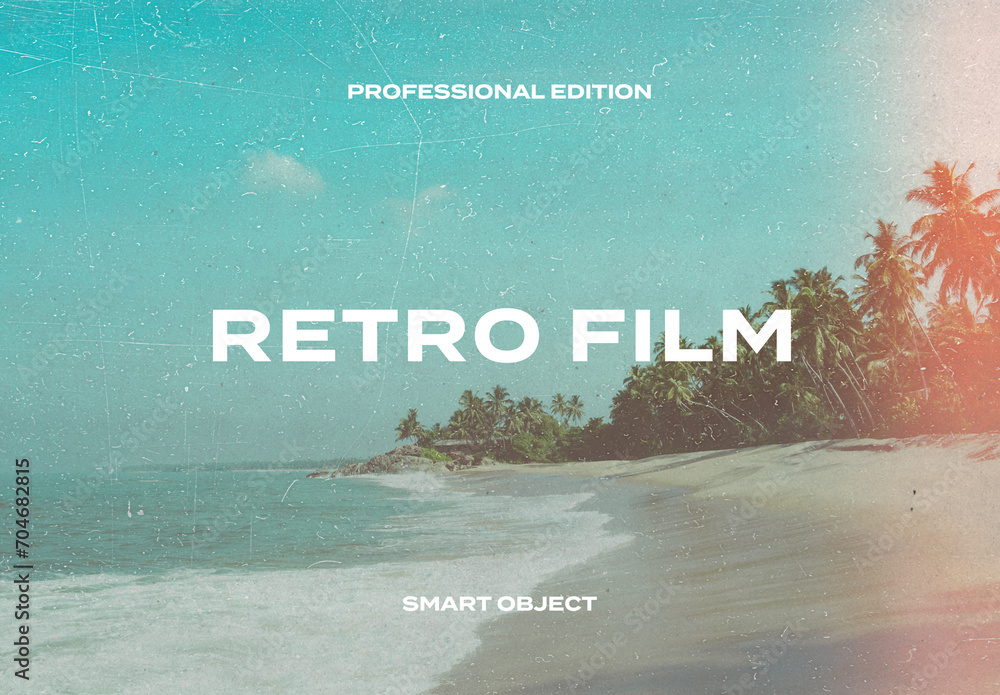 Retro Film Frame Grain Light Leak Photo Effect Paper Texture Template ...