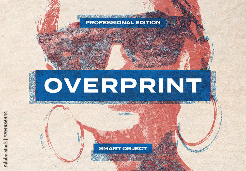 Overprint Screen Risograph Grain Retro Photo Effect Paper Texture ...