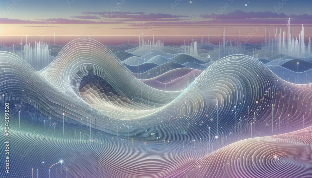 Language Waves: A Serene Fusion of Global Communication and Artificial ...