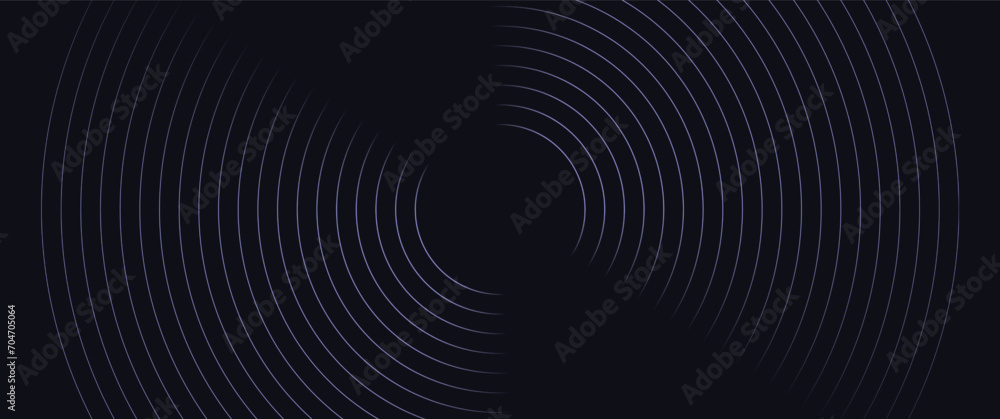 concentric gradient circle line pattern vector illustration for ...