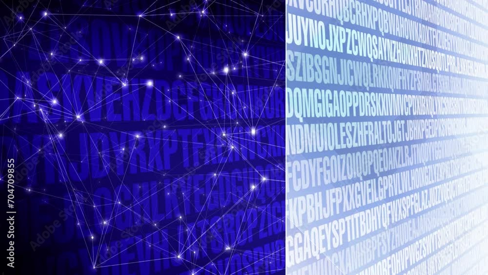 Text study of chaotic typographic composition with fancy letters and ...