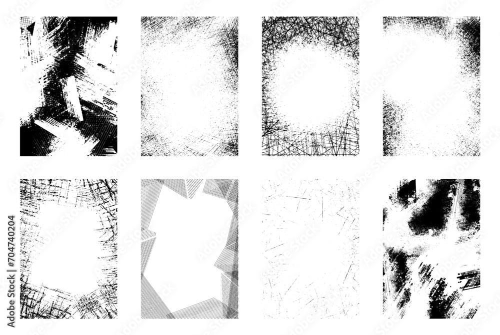 Distorted grunge isolated background. Overlay distress texture effect ...