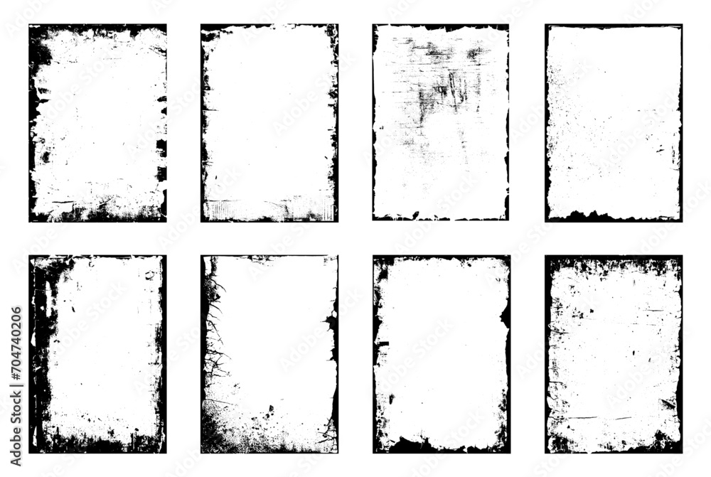 Distorted grunge isolated background. Overlay distress texture effect ...