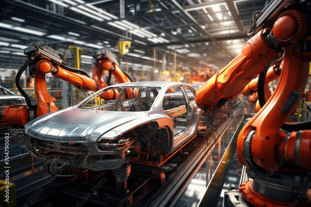 Witness the fascinating process of car assembly as a vehicle takes ...