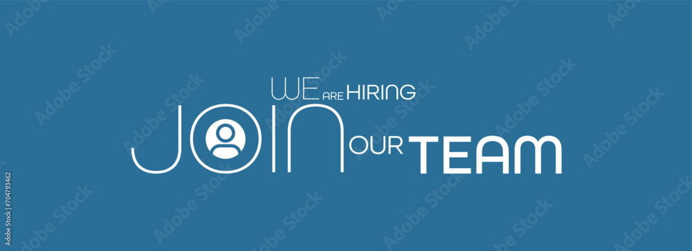 text, join our team, we are hiring, concept, icon, join, team, label ...