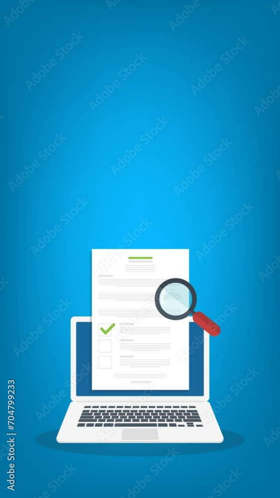 Document inspection. Online digital document inspection or assessment ...
