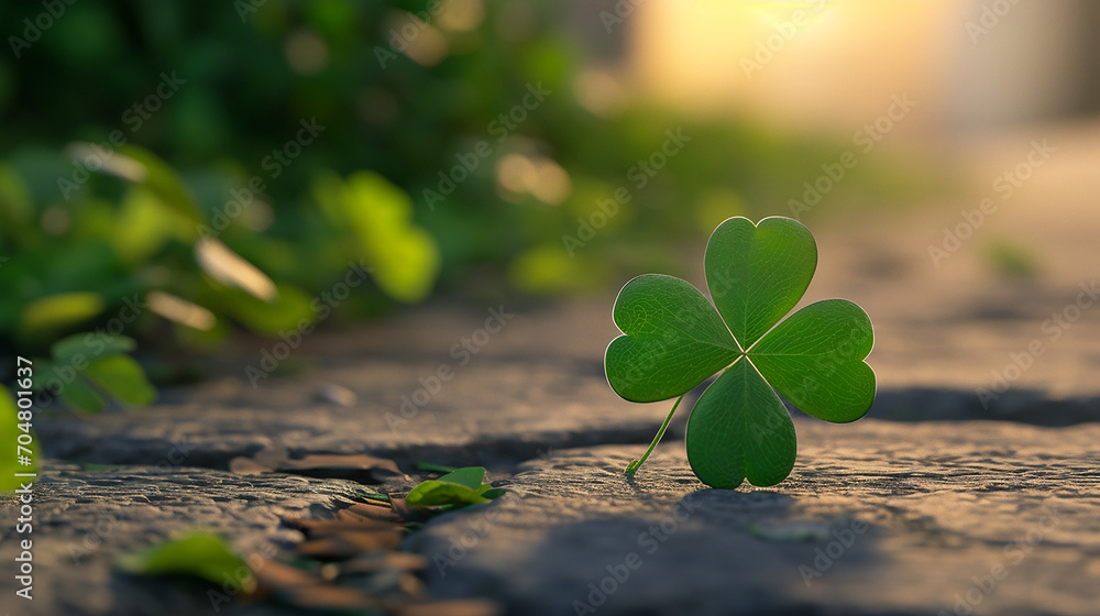 Generative AI, Symbol of good luck: meaning and legend of the four-leaf ...