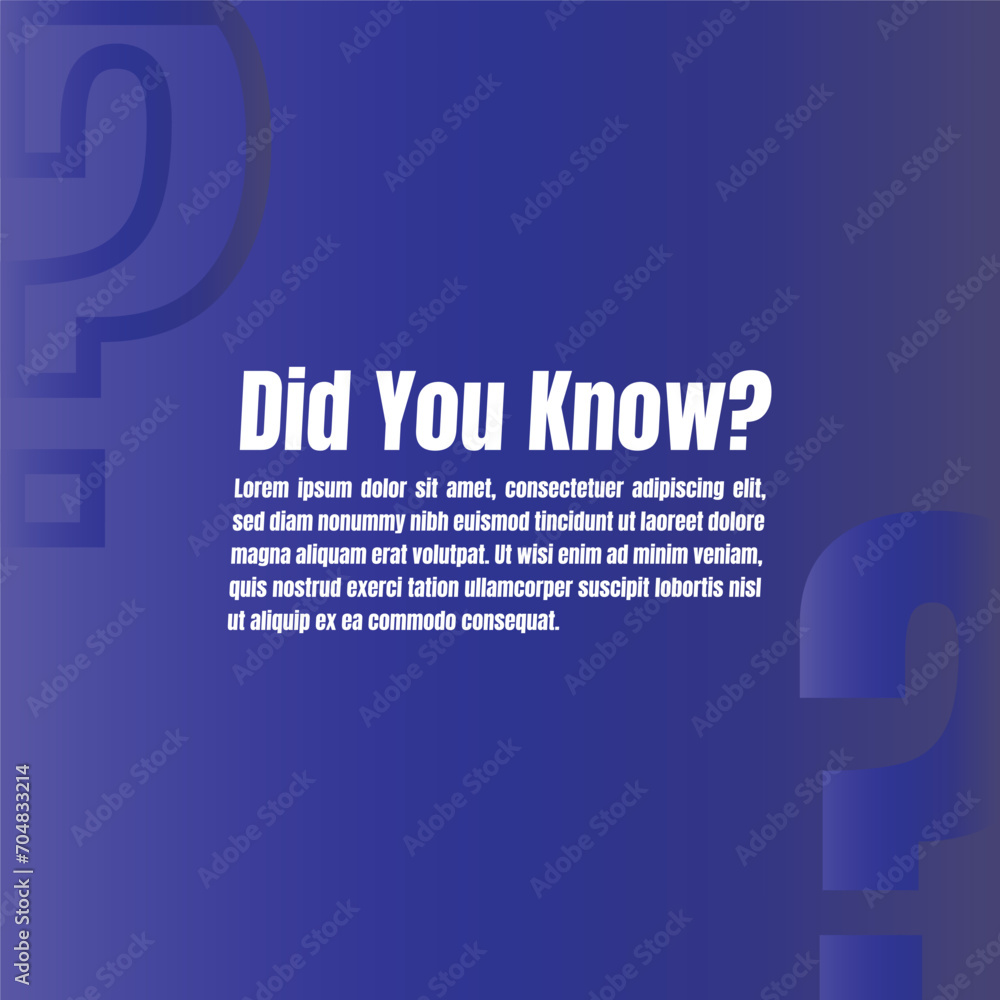 Did You Know label design idea concept. Did you know sign logo design ...