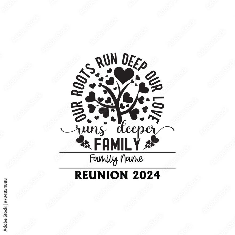 Family Reunion SVG, Family Reunion 2024 SVG, Our roots SVG, Family ...