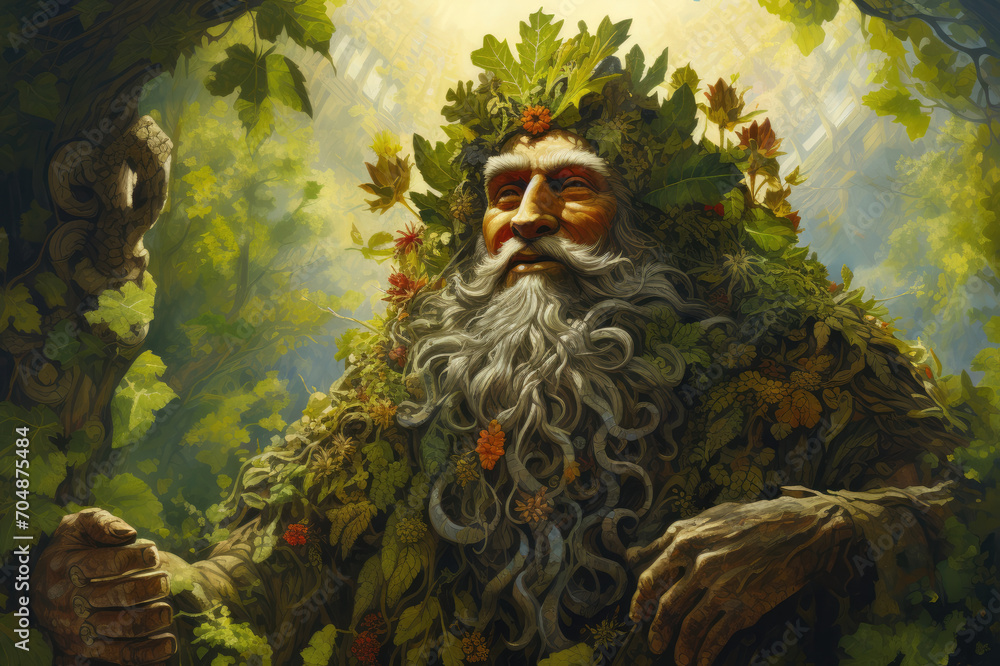 Artistic portrayal of Jarilo, the Slavic god of vegetation and ...