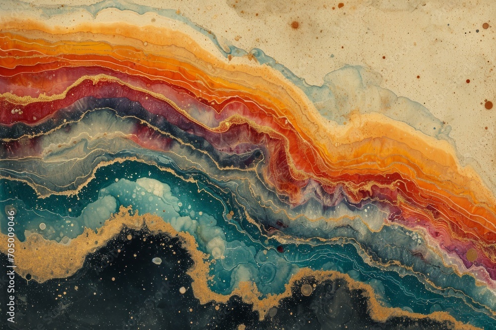 Abstract earth tone colors, colorful unique background, texture. Modern ...