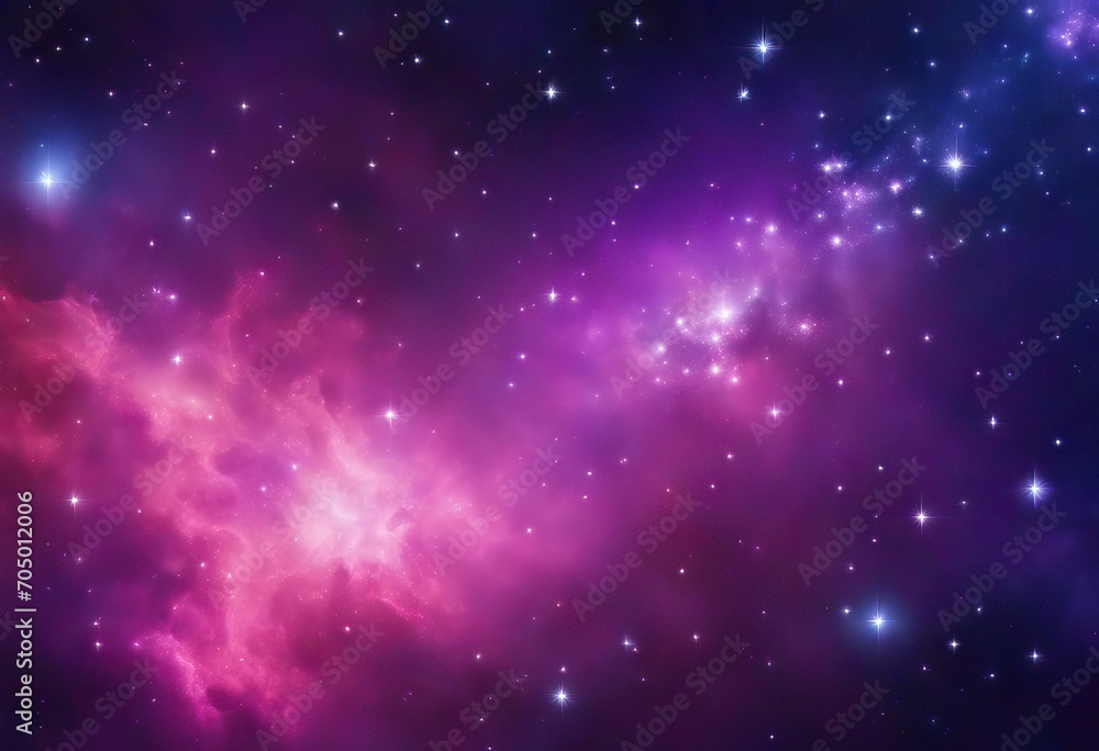 Space background with bright nebula and milky way Realistic cosmos with ...