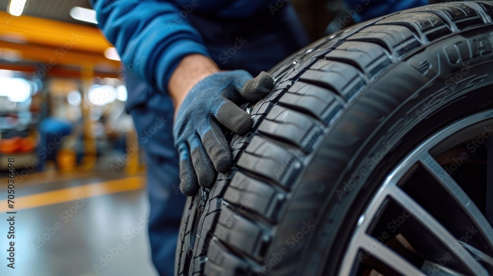 Man Changing Tire on Car, A Step-by-Step Guide to Fixing a Flat Tire ...
