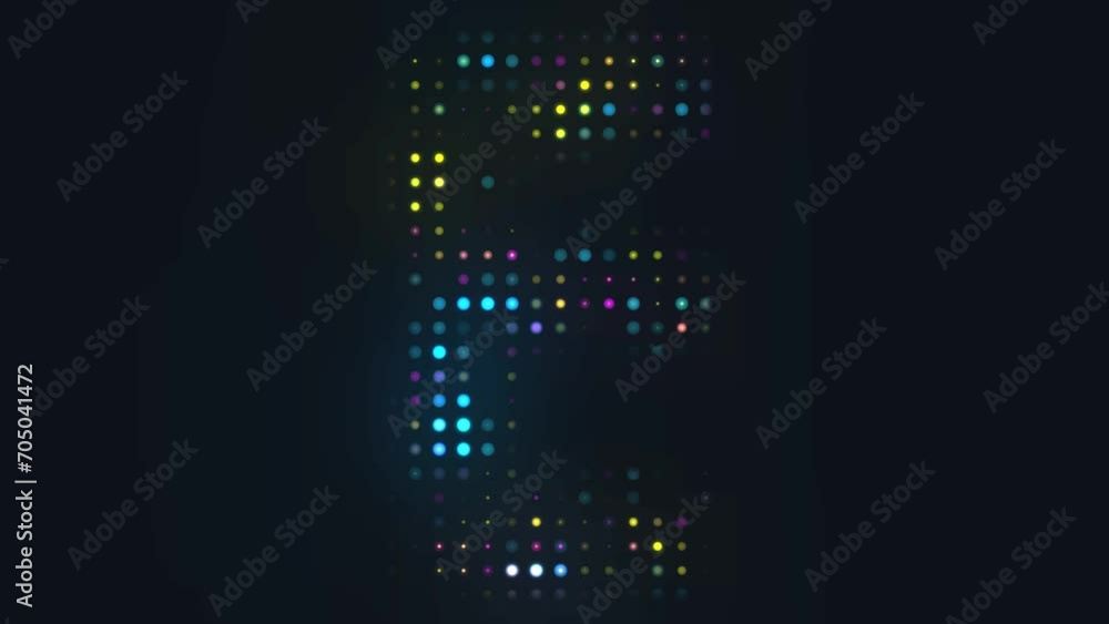 Letter E animated technology background technology Stock Video | Adobe ...