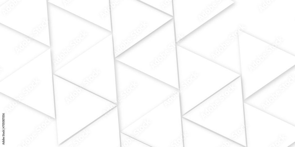 Abstract geometric tringle lines background with white. Modern ...