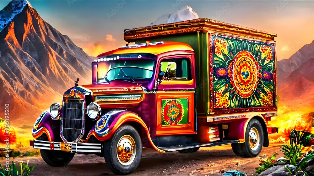 trucks, Pakistani truck, Truck Art, Pakistani truck art, on the road, Designs, HD wallpaper, HD ...