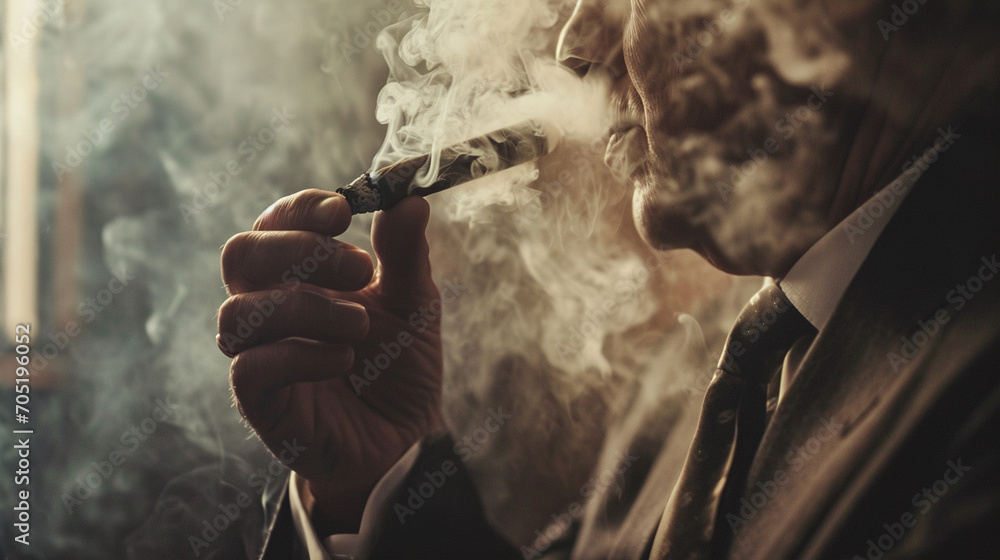 Cigar Smoke Rings: Capture the ambiance of a private meeting with ...