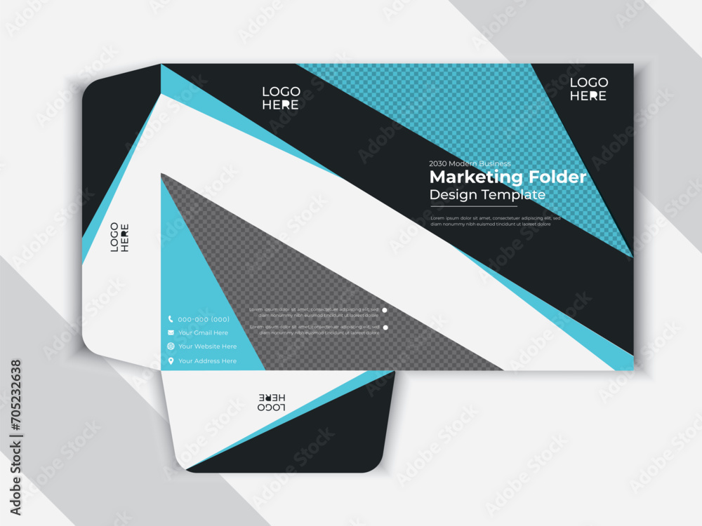 Vecteur Stock corporate presentation Document Folders for your business ...